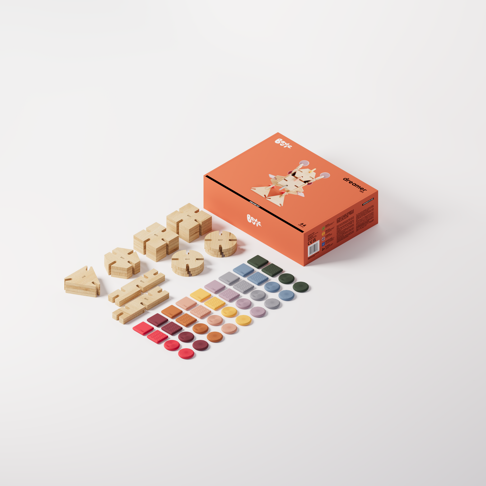 Dreamer set - 64 piezas – Kittle + Kidge